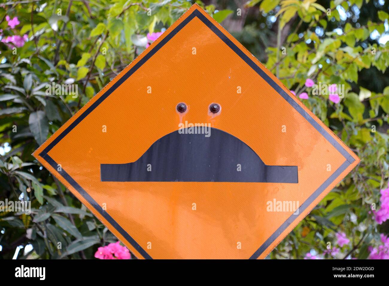 Bump road sign hi-res stock photography and images - Alamy