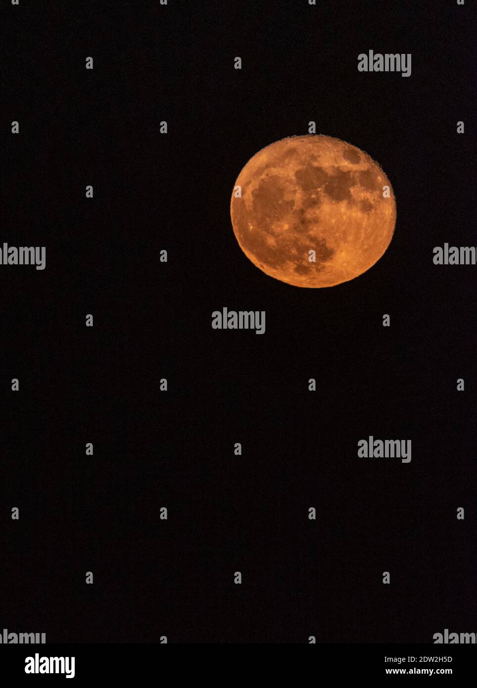 Nightfall with a full moon Stock Photo - Alamy