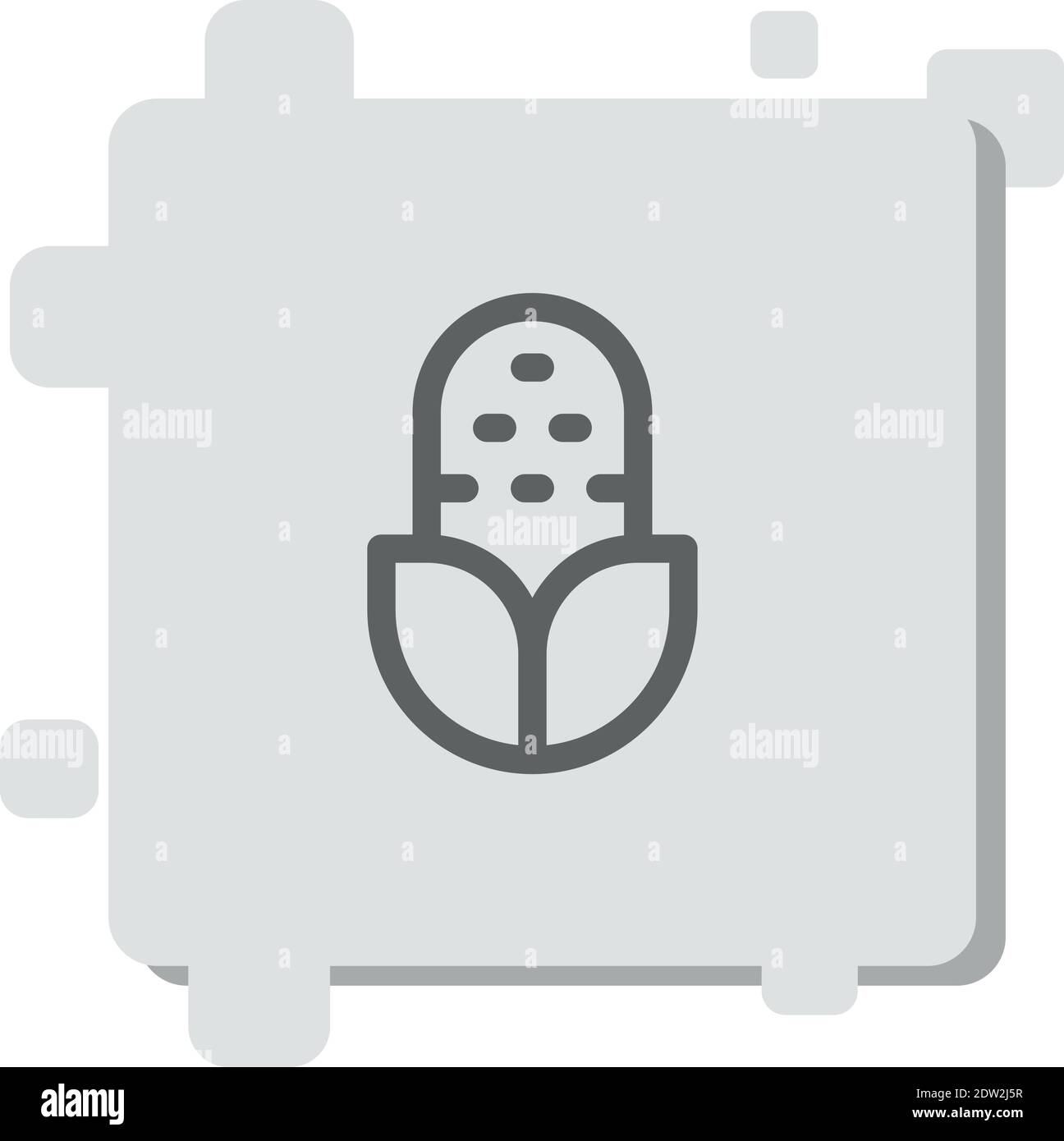 corn vector icon modern simple vector illustration Stock Vector Image ...