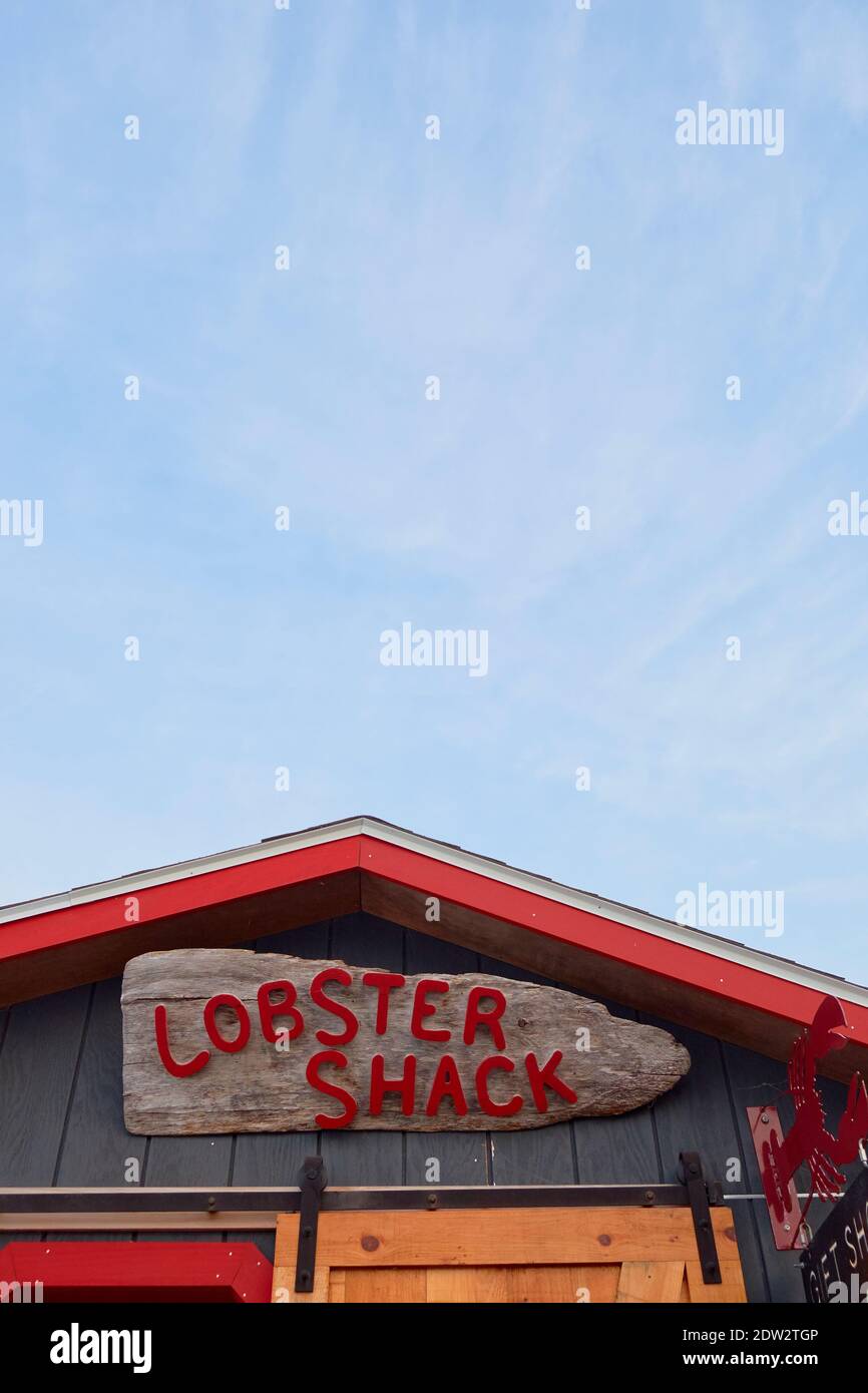 Perrys lobster shack sign hi-res stock photography and images - Alamy