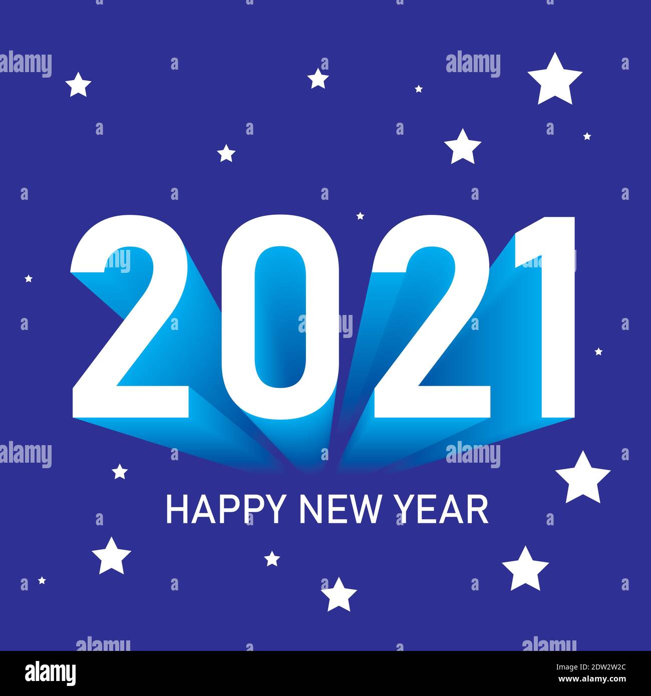 2021 number design hi-res stock photography and images - Alamy