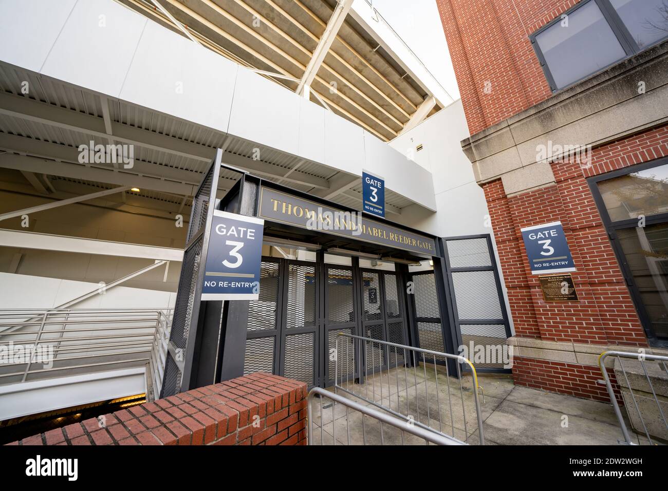 Photo of the Thomas and Mabel Reeder Gate at Bobby Dodd Stadium at ...