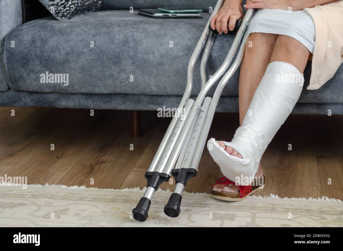 Then Broke Her Leg