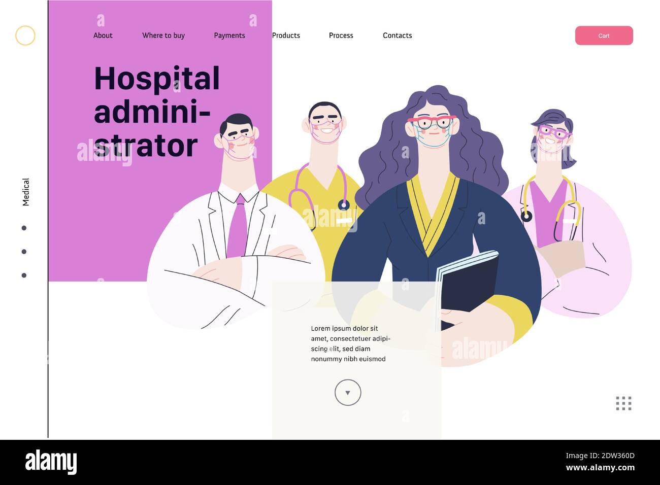Clinical manager Stock Vector Images - Alamy