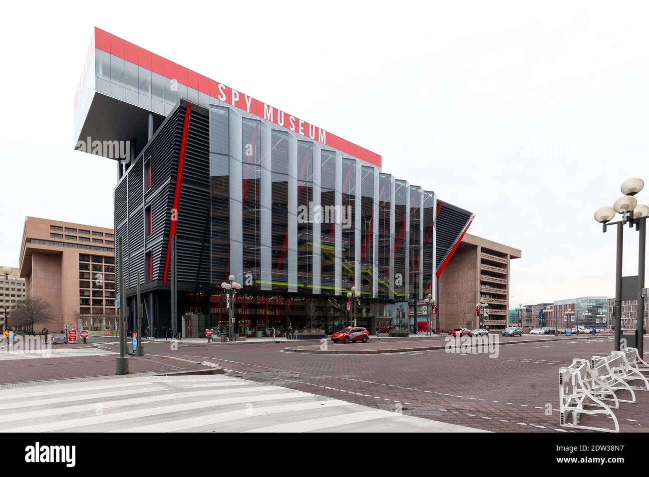 Washington, DC, USA- January 13, 2020: International Spy Museum in ...