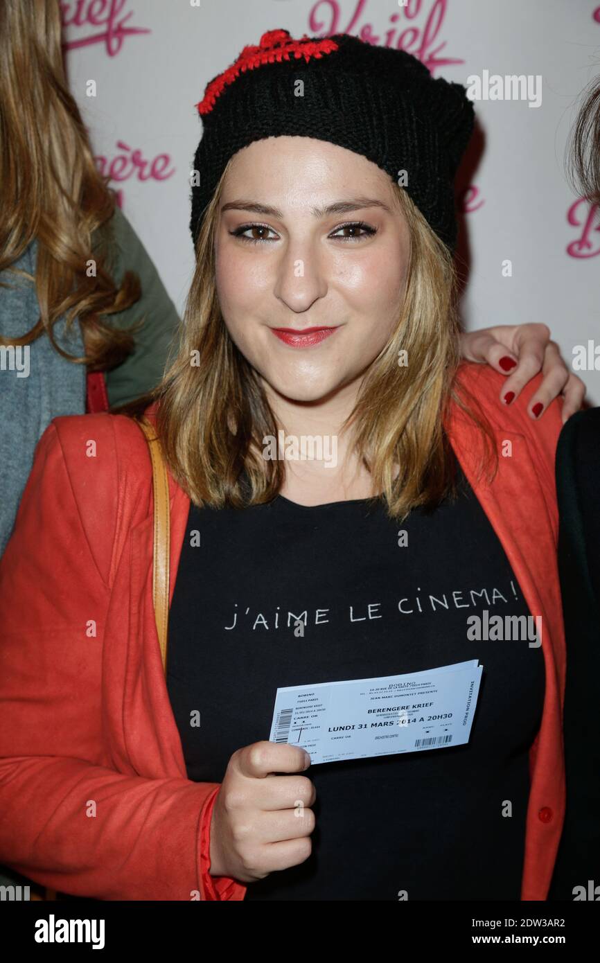 Marilou Berry attending the 300th performance of Berengere Krief's play held at Bobino in Paris ...
