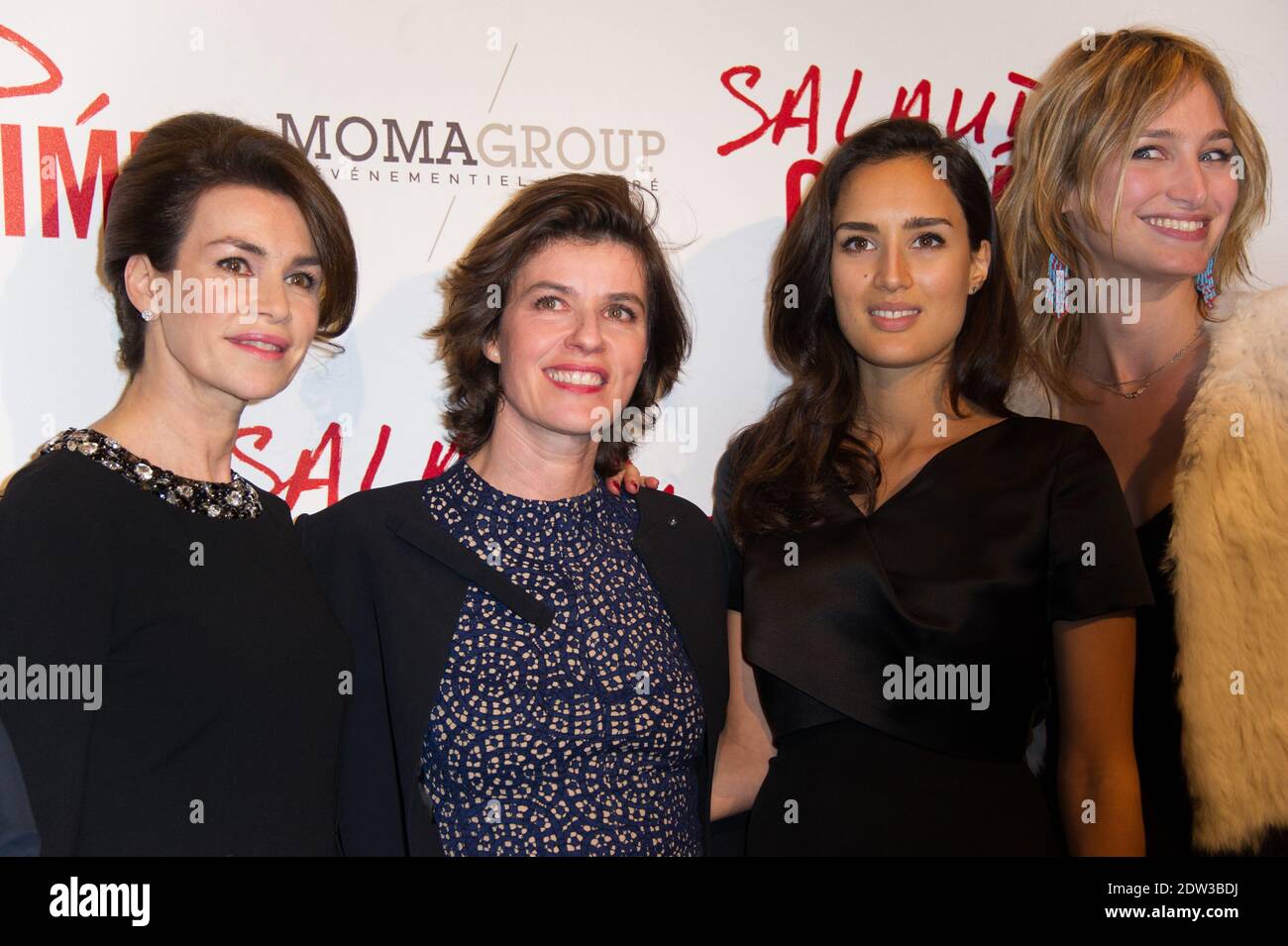 attend Salaud On T'Aime premiere held at the Cinema UGC Normandie in ...