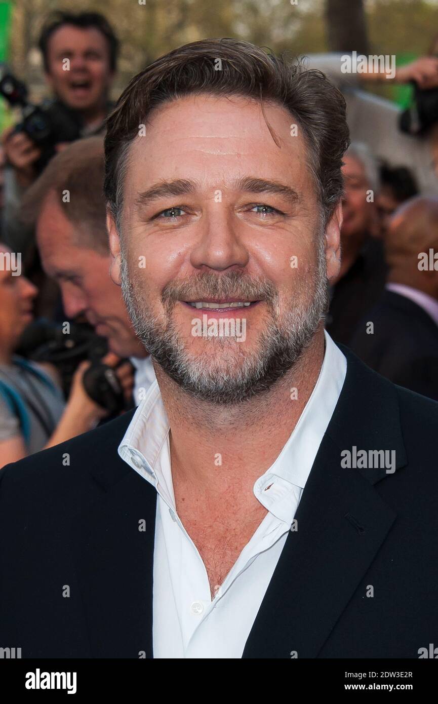 Russell Crowe arrives for the premiere of the film Noah (Noe) at Cinema ...