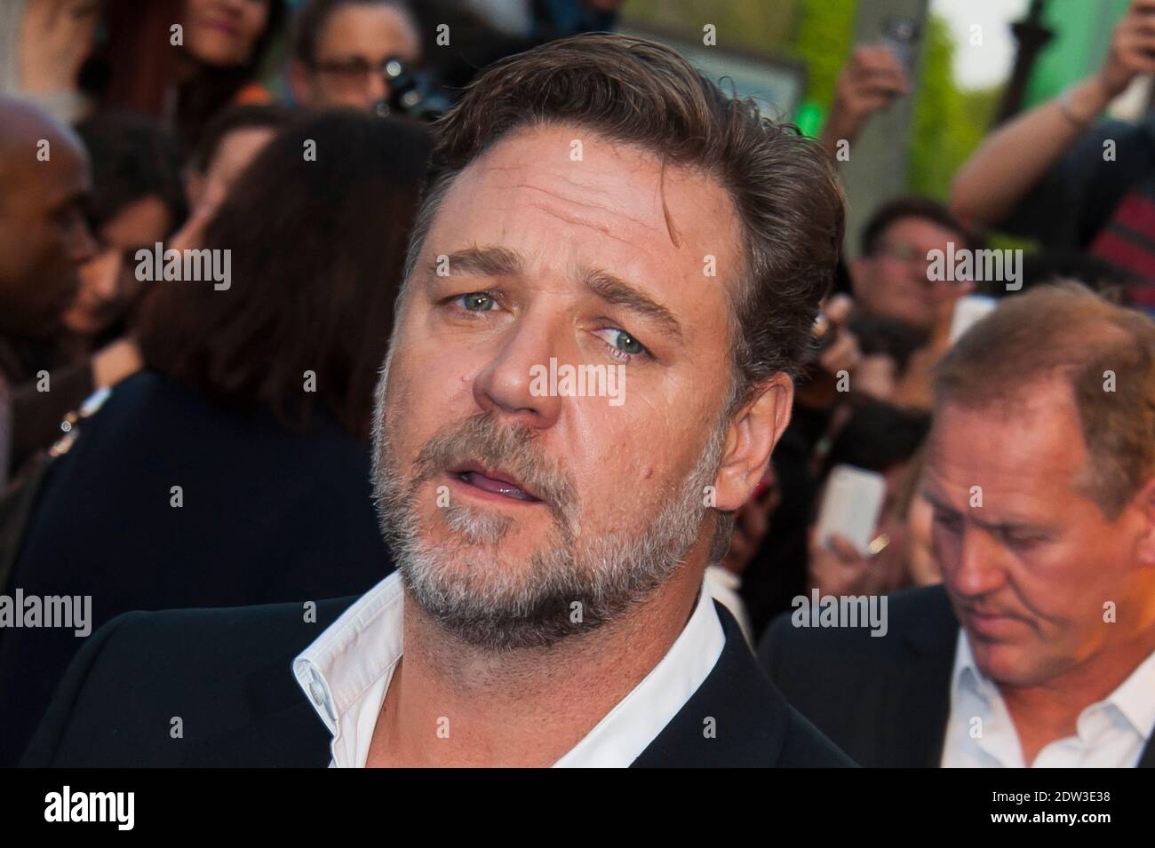 Russell Crowe arrives for the premiere of the film Noah (Noe) at Cinema ...