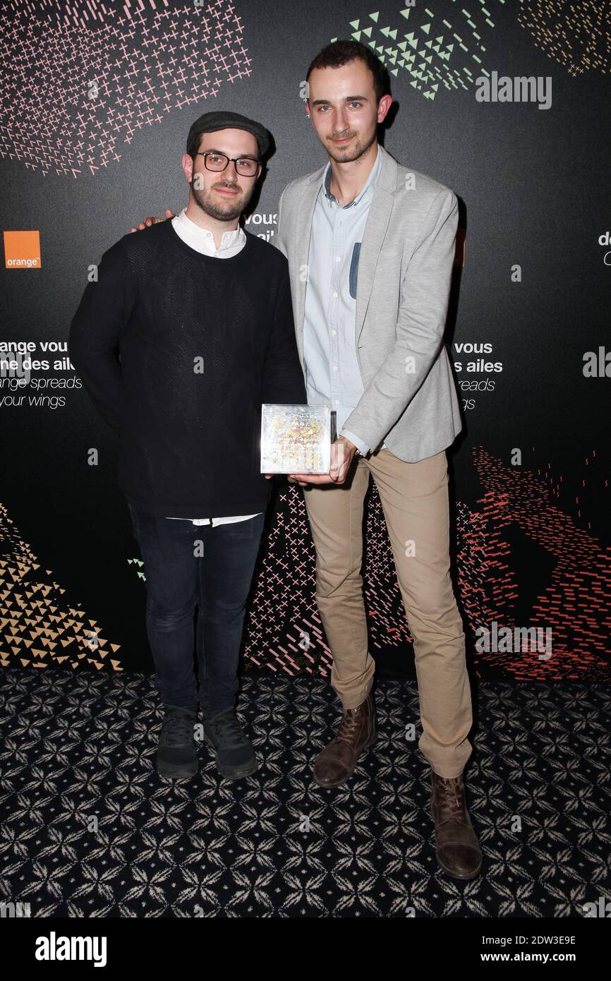 Exclusive - Laureates Charles Haumont and Mathieu Delacroix attending ...