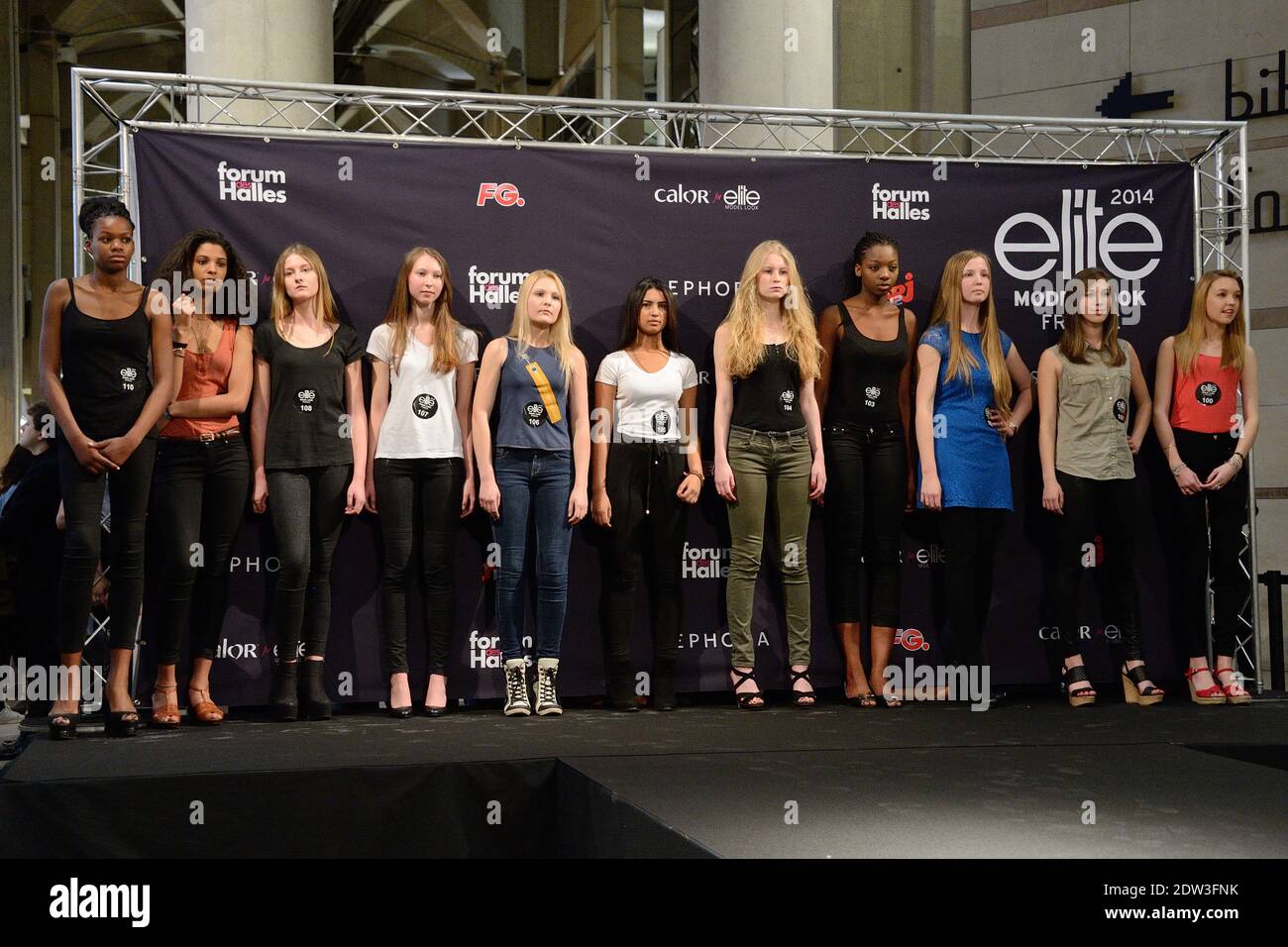 Atmosphere during Casting Elite Model Look France 2014 held at Forum ...
