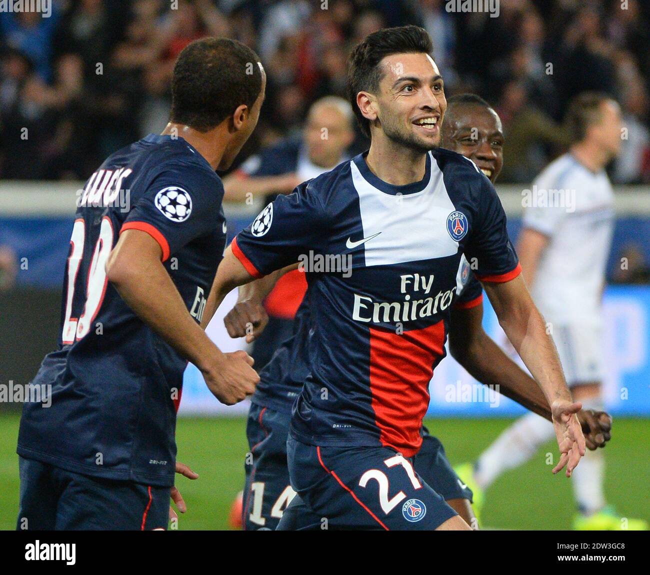 PSG's Javier Pastore during the UEFA Champions League quarter-final ...