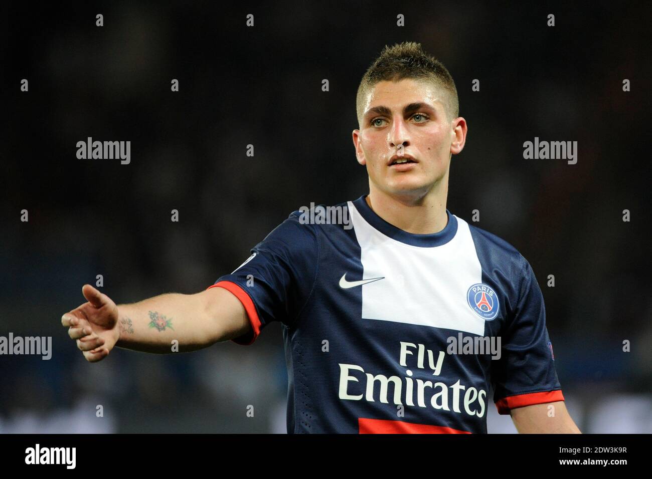 Paris Saint Germain player Marco Verratti during Uefa Champions League ...