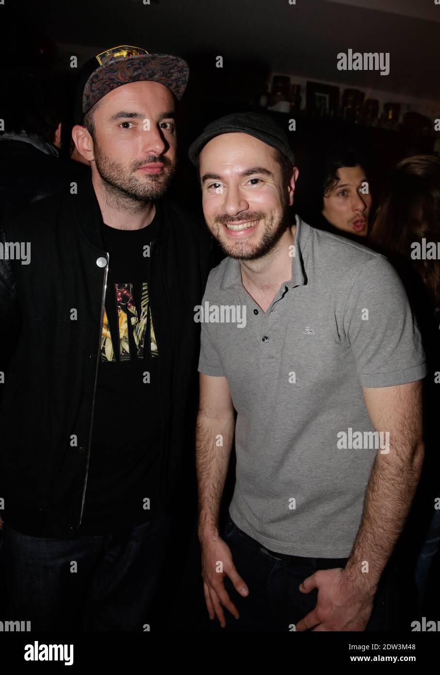 Pierre Forestier(C2C) and Kyan Khojandi and Daphne Burki attending the ...