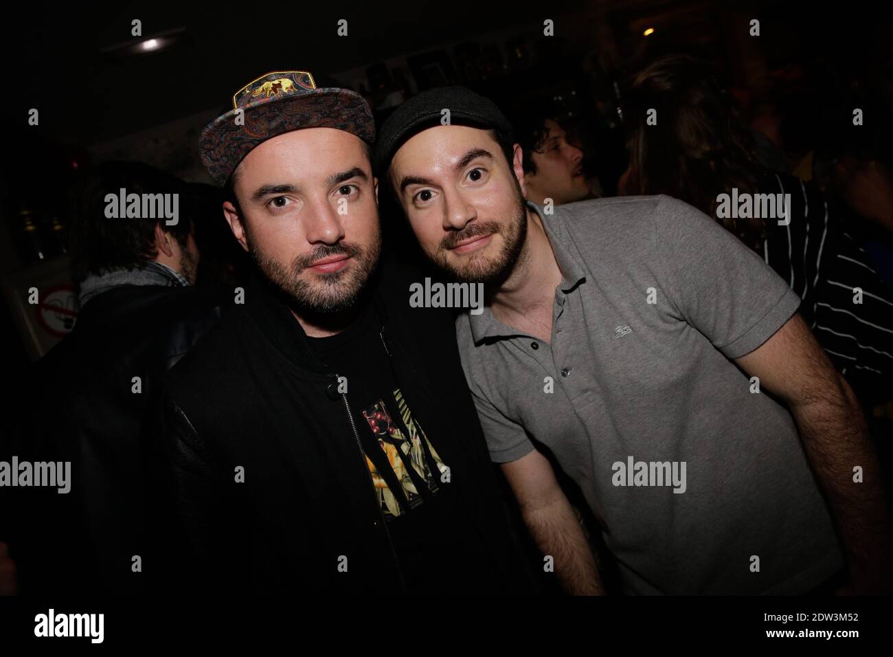 Pierre Forestier(C2C) and Kyan Khojandi and Daphne Burki attending the ...