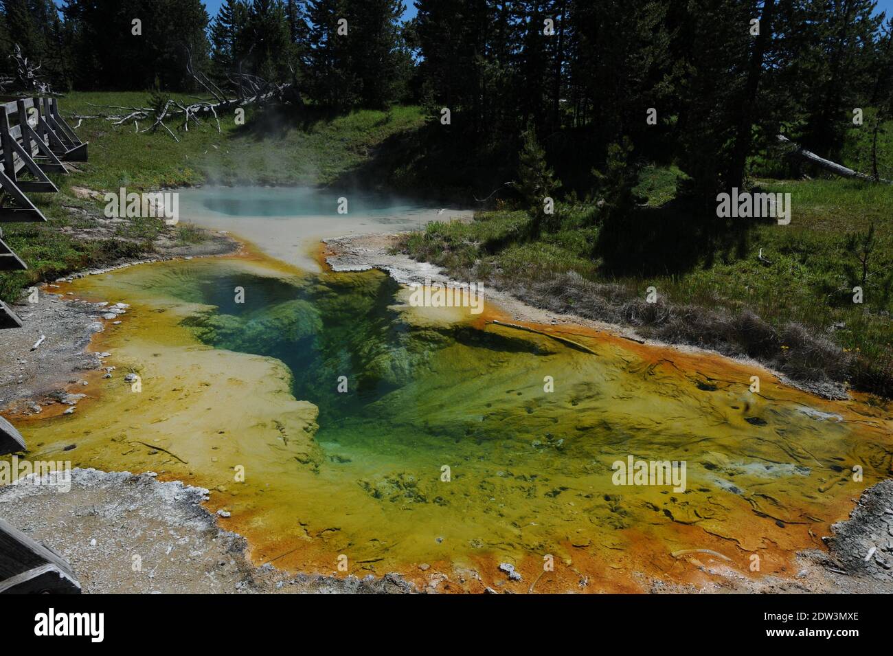 Yellowstone is a super volcano hi-res stock photography and images - Alamy
