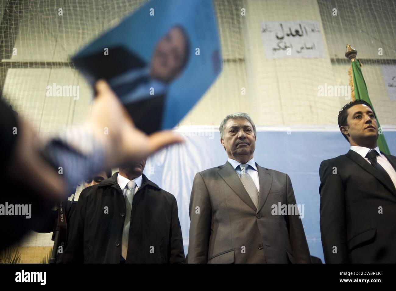 Algerian presidential candidate and former Prime Minister Ali Benflis ...