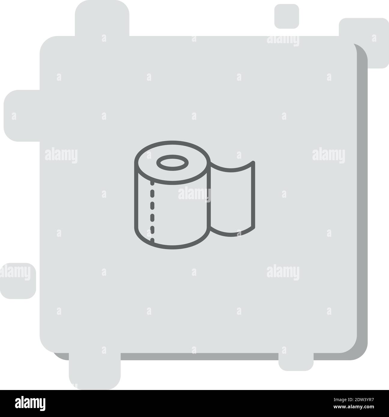 tissue roll vector icon modern simple vector illustration Stock Vector ...
