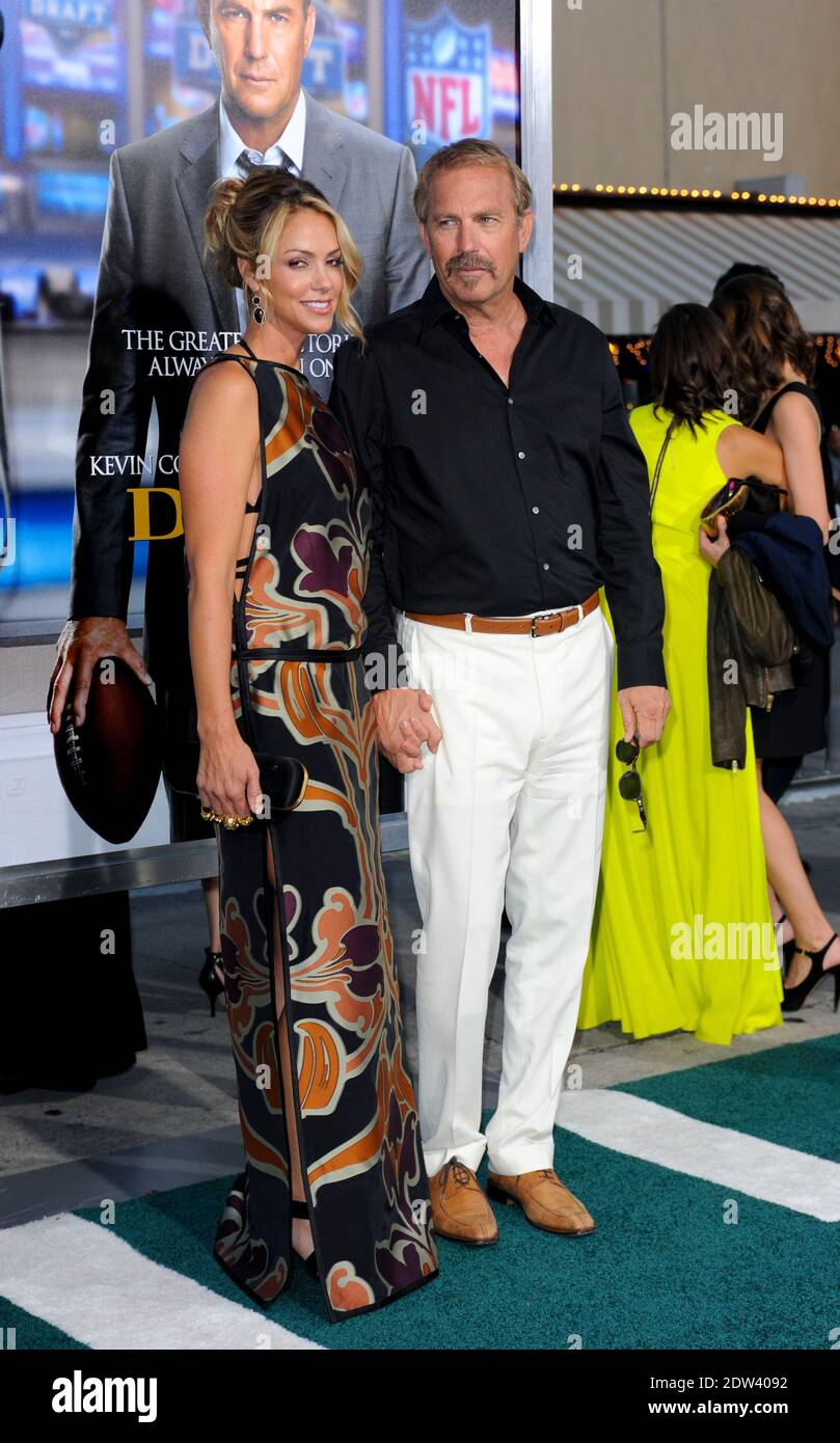 Christine Baumgartner and Kevin Costner attending the Los Angeles ...