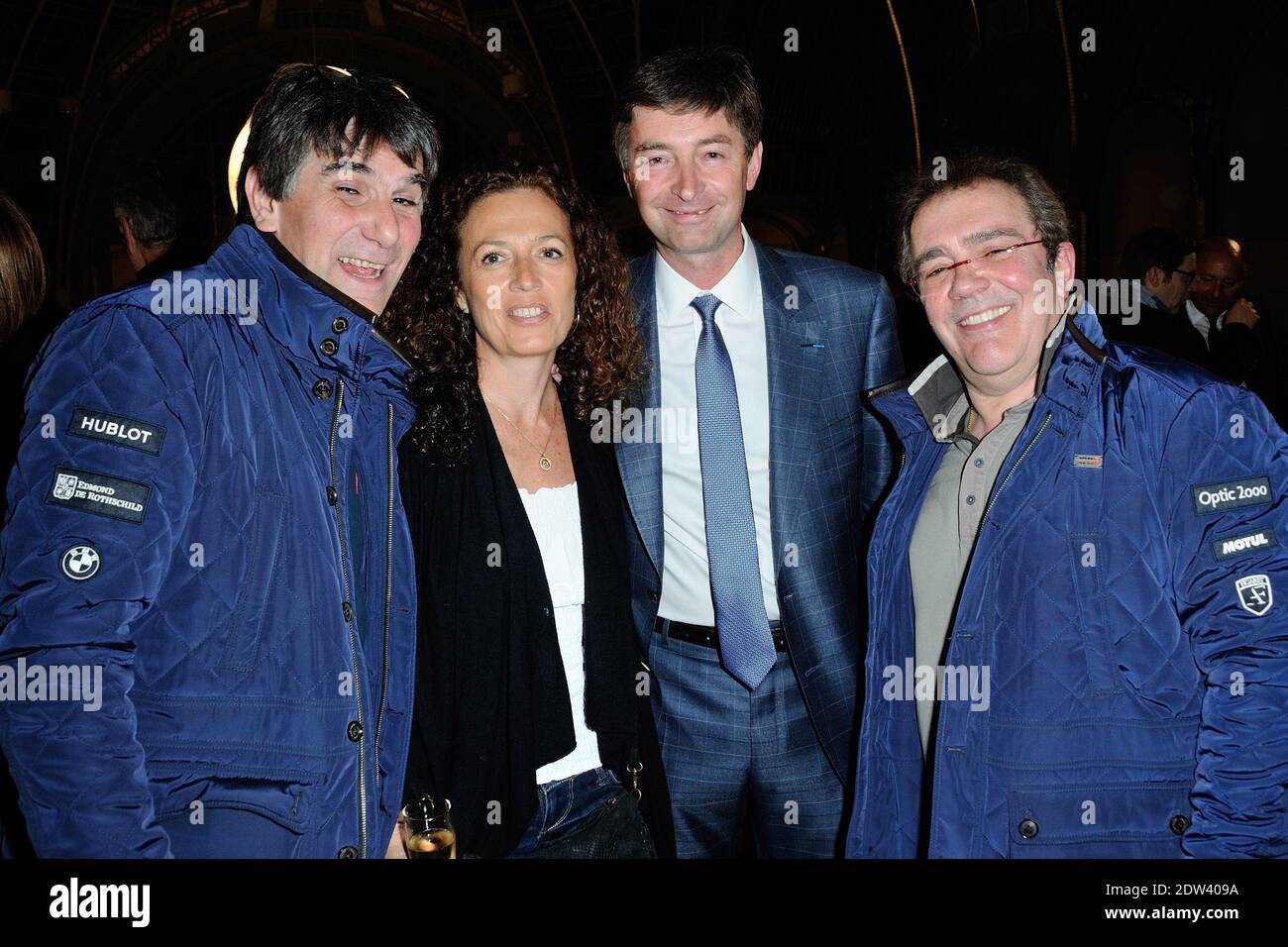 Tex, Beatrice Le Texier, Didier Papaz and Gerard Gravet attending the ...