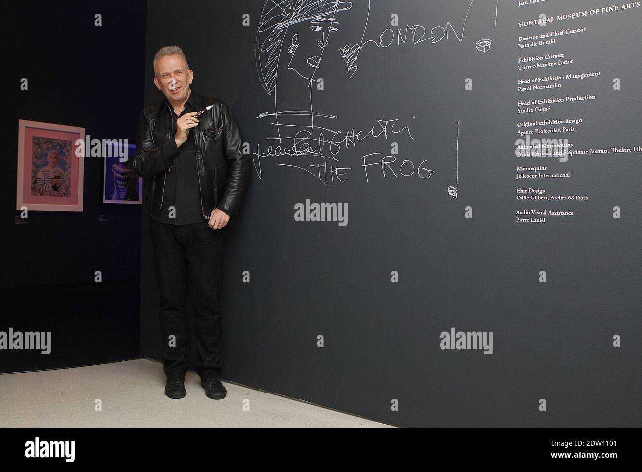 Designer Jean-Paul Gaultier attending The Fashion World of Jean-Paul ...