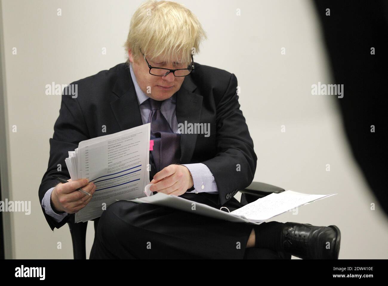 The Mayor of London Boris Johnson, Conference at MedCity, London, UK ...