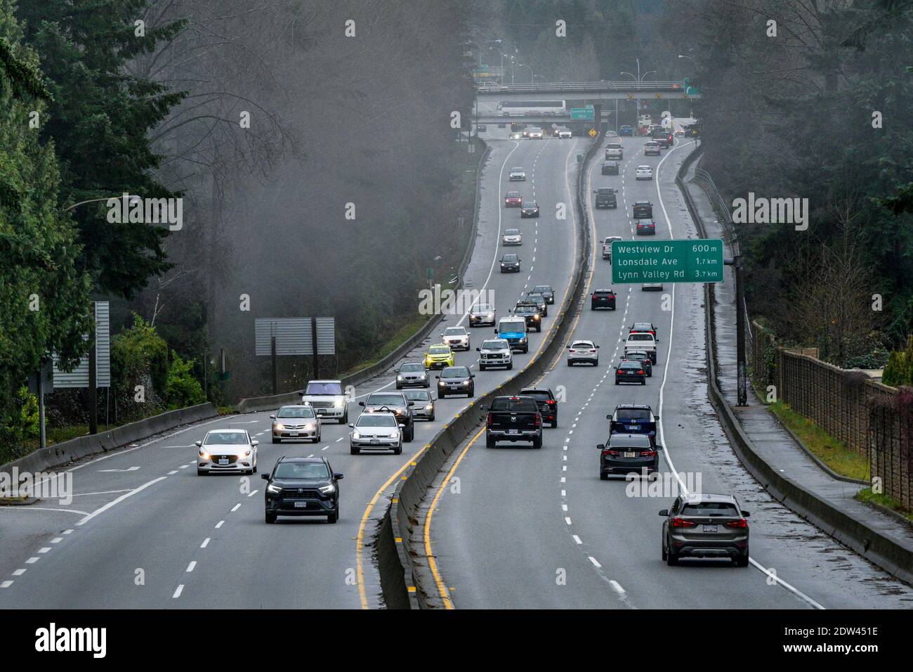 Vancouver traffic highway hi-res stock photography and images - Alamy