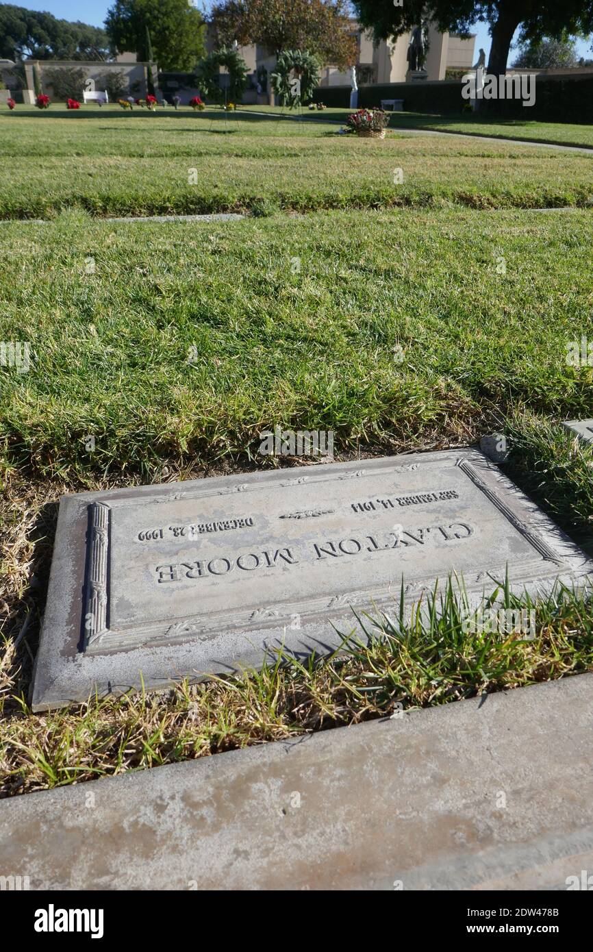 Glendale, California, USA 21st December 2020 A general view of atmosphere of actor Clayton Moore ...