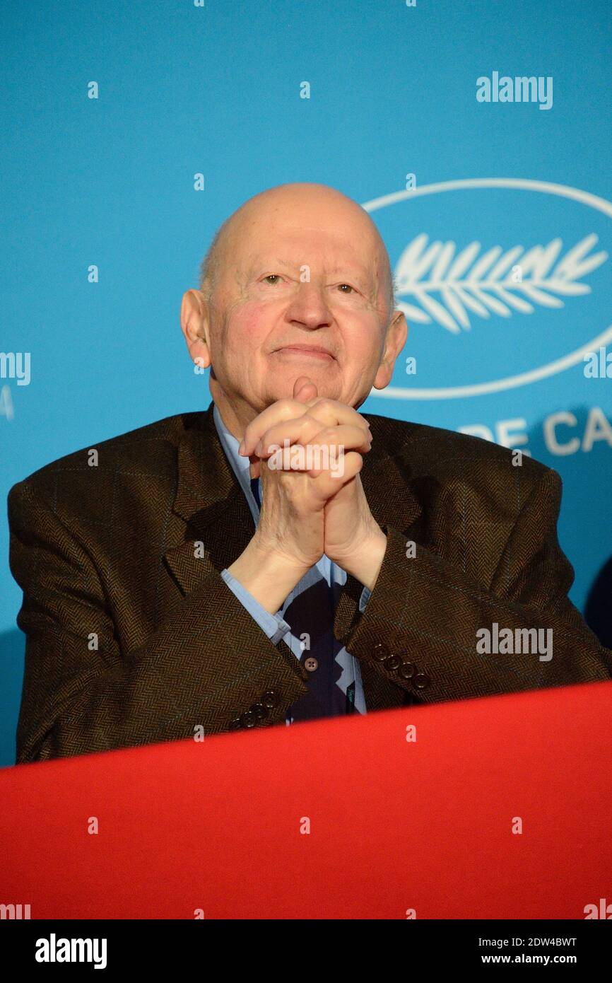 Festival President Gilles Jacob attending a press conference to present ...