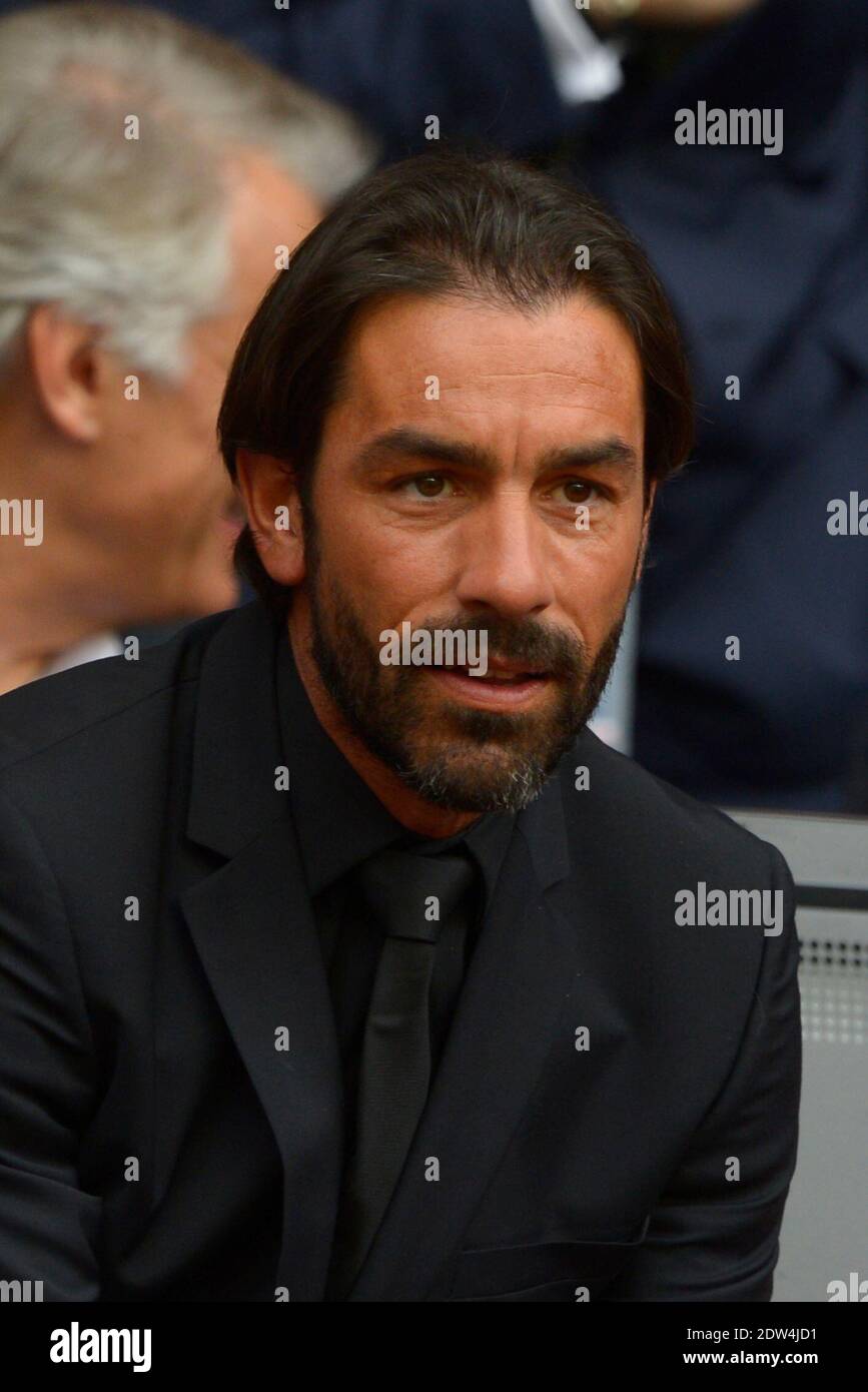 Former French National team player Robert Pires attending the French ...