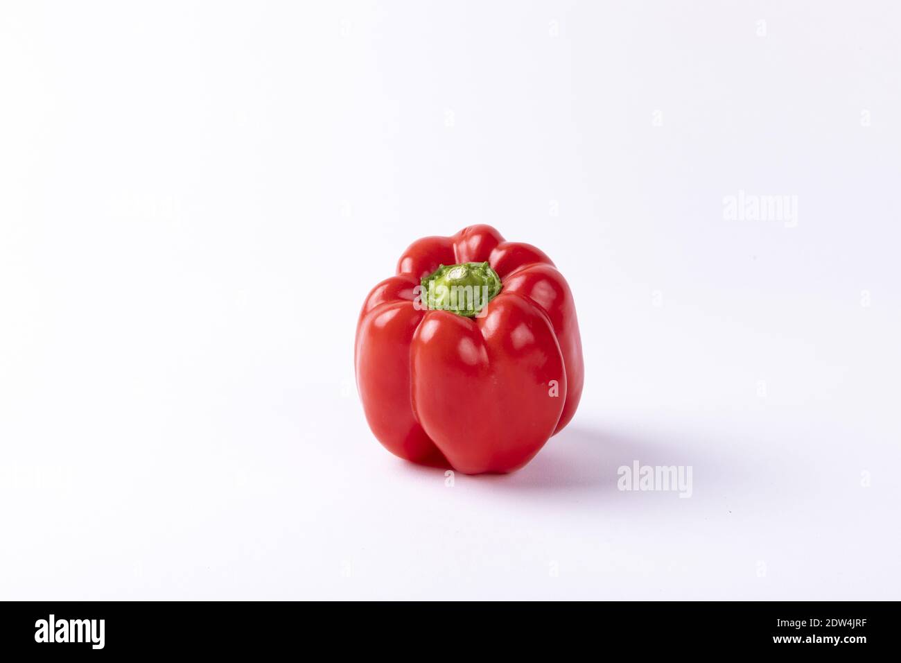 Bulgarian pepper isolated on a white background Stock Photo - Alamy