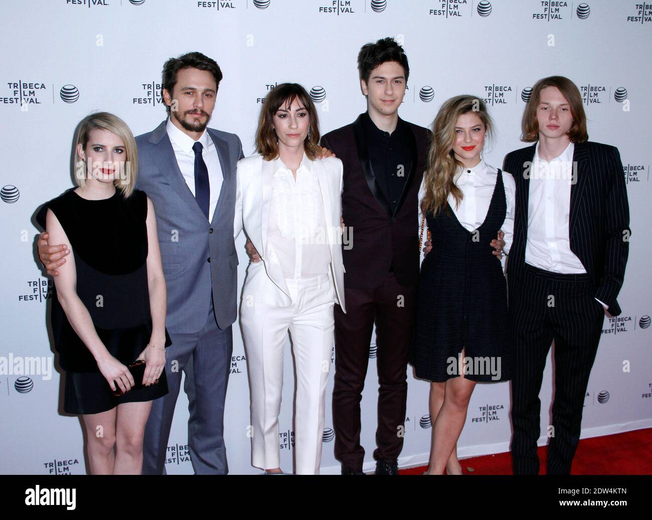 Emma Roberts, James Franco, Gia Coppola, Nat Wolff, Zoe Levin and Jack ...