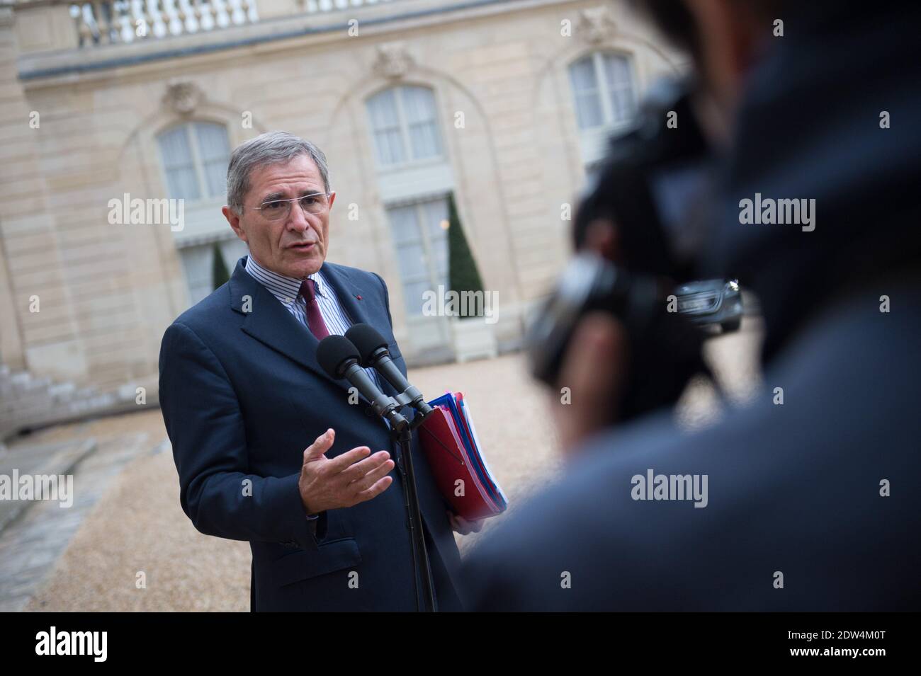 GDF SUEZ Ceo's Gerard Mestrallet leaves the Elysee Palace, in Paris ...