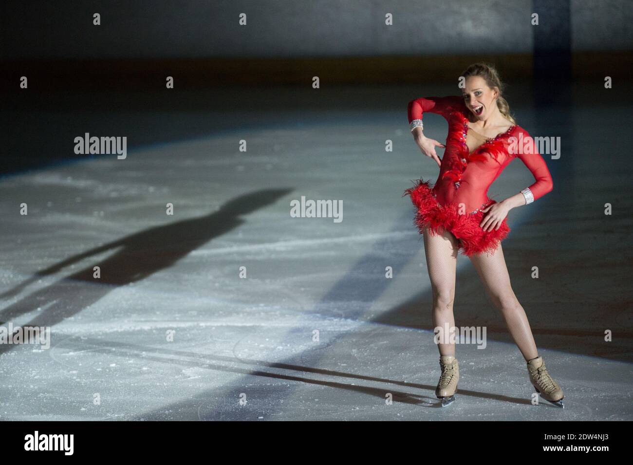 Pernelle Carron competes in the free dance portion of the Ice Dance ...