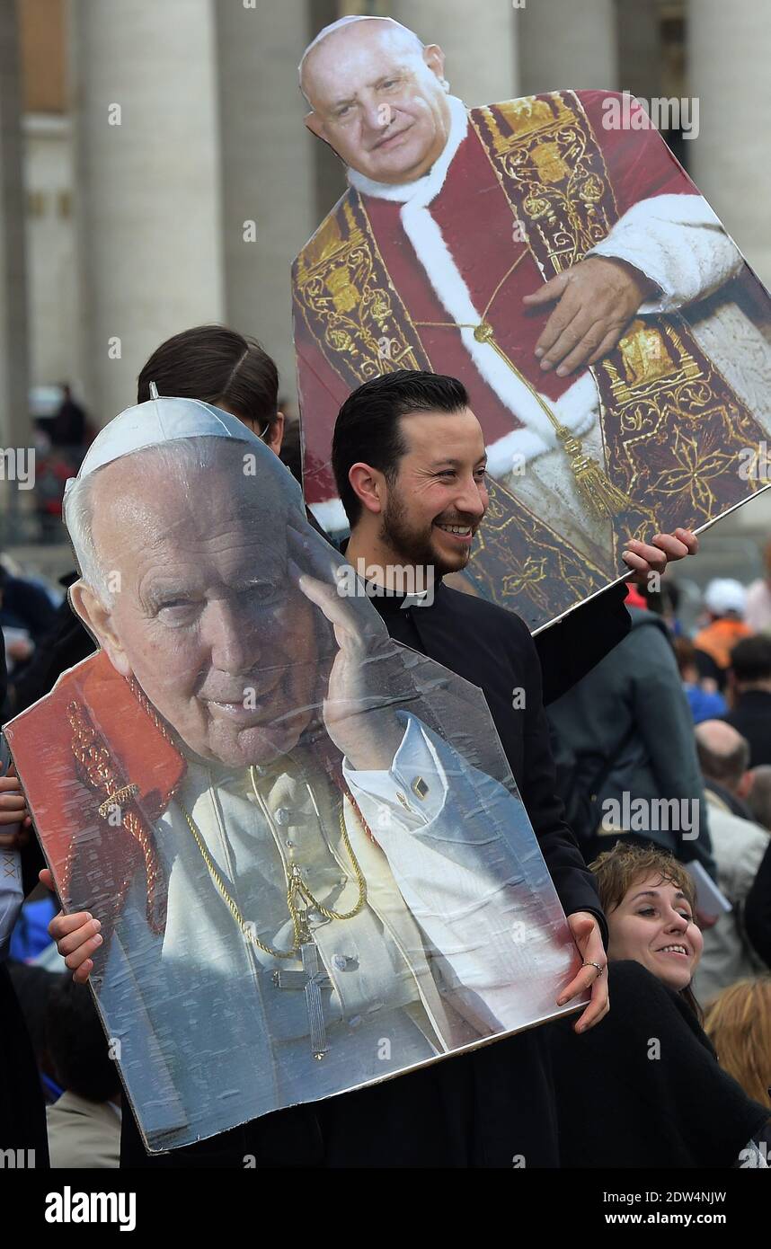 Pope Francis declared Popes John XXIII and John Paul II saints before ...