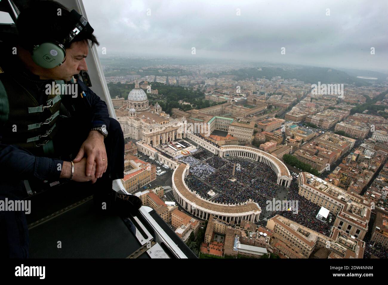 Exclusive. Aerial views taken from a helicopter of the Italian National ...