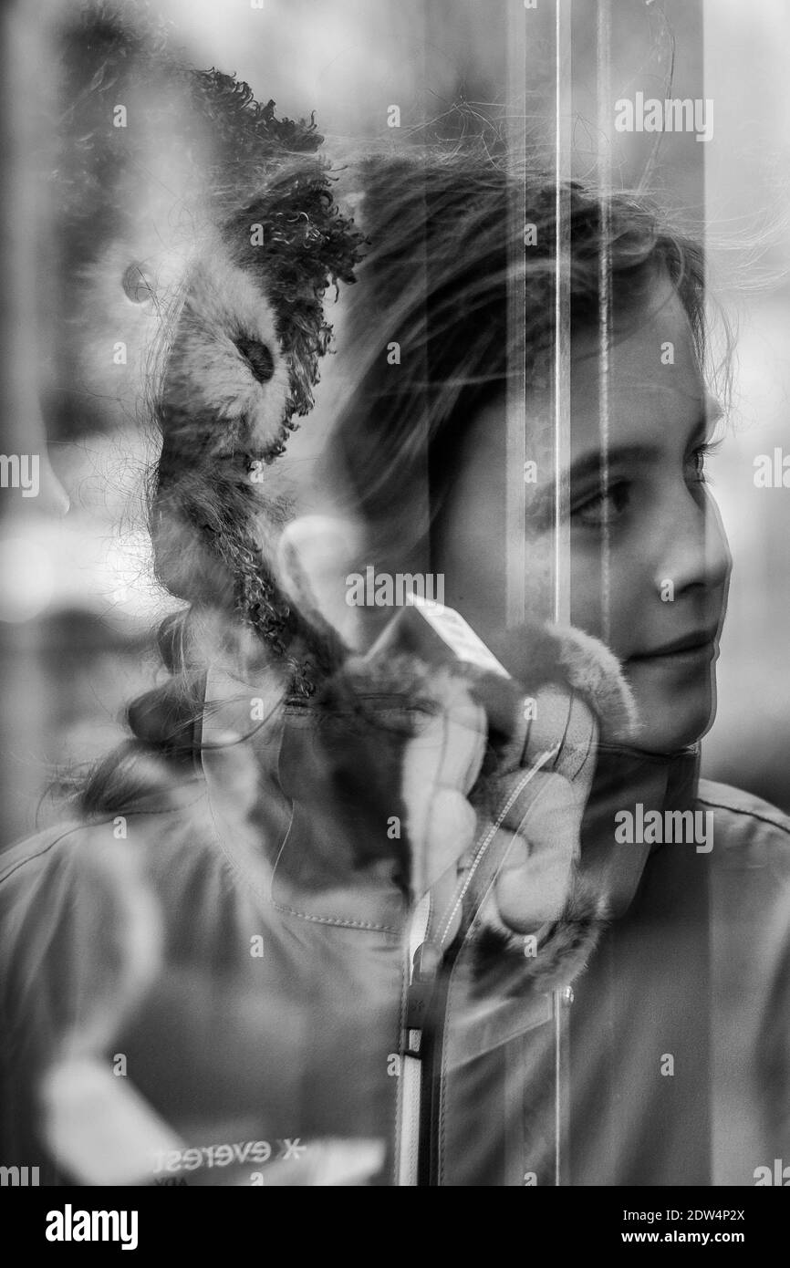 Pre glass window Black and White Stock Photos & Images - Alamy