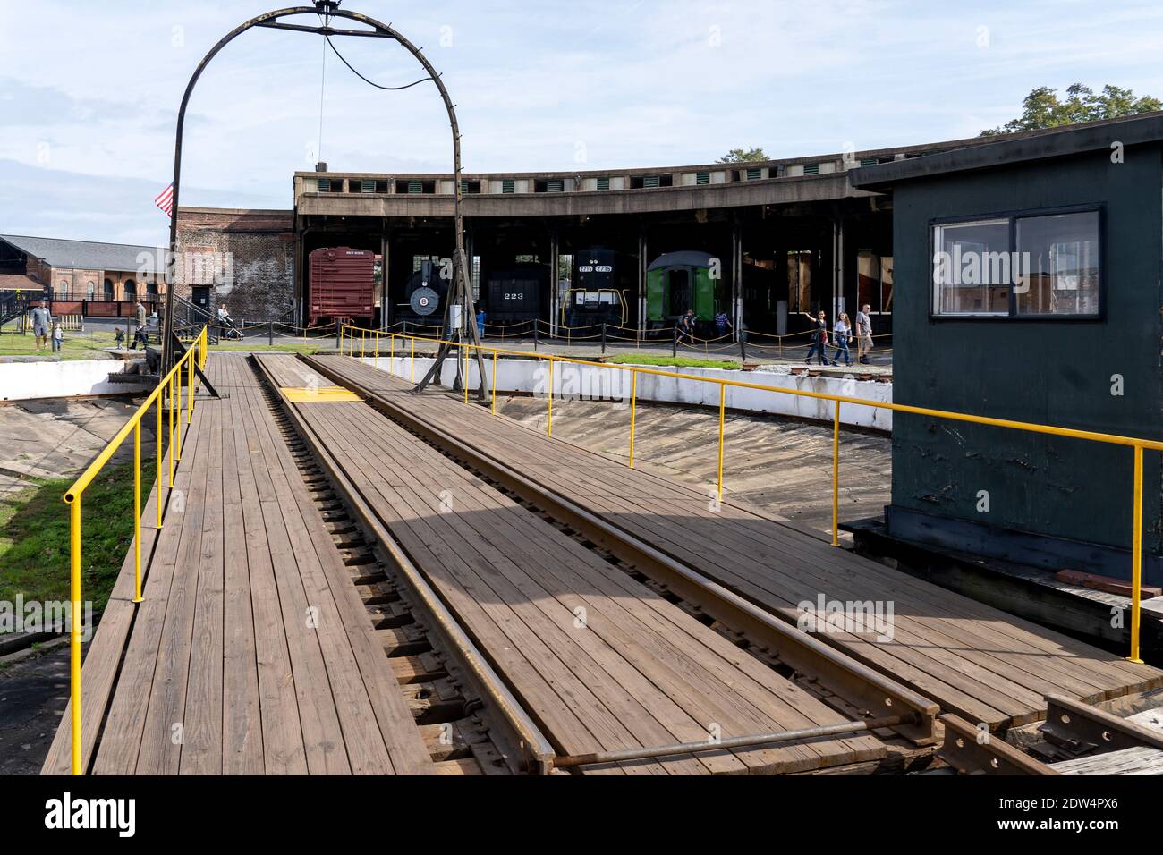 Savannah, GA, USA - January 18, 2020: Georgia State Railroad Museum in ...