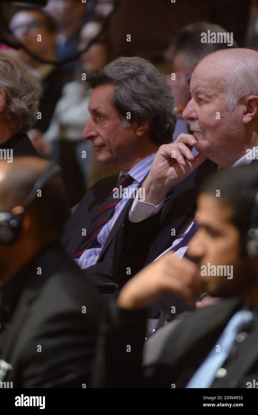 Patrick de Carolis seen as he attends inauguration of the 'Louvre Abu ...