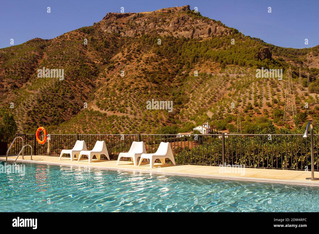 The mountains of Malaga Spain Stock Photo - Alamy