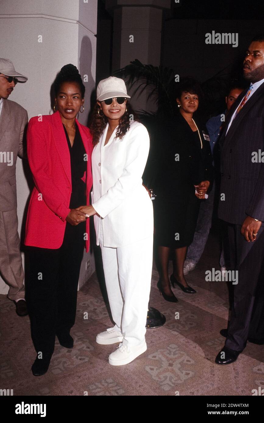 Angela Bassett, Janet Jackson at the Academy Awards Nominees' Luncheon ...