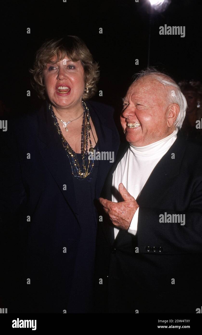 Mickey Rooney, wife Jan Rooney, circa 1995 / File Reference # 34000 ...