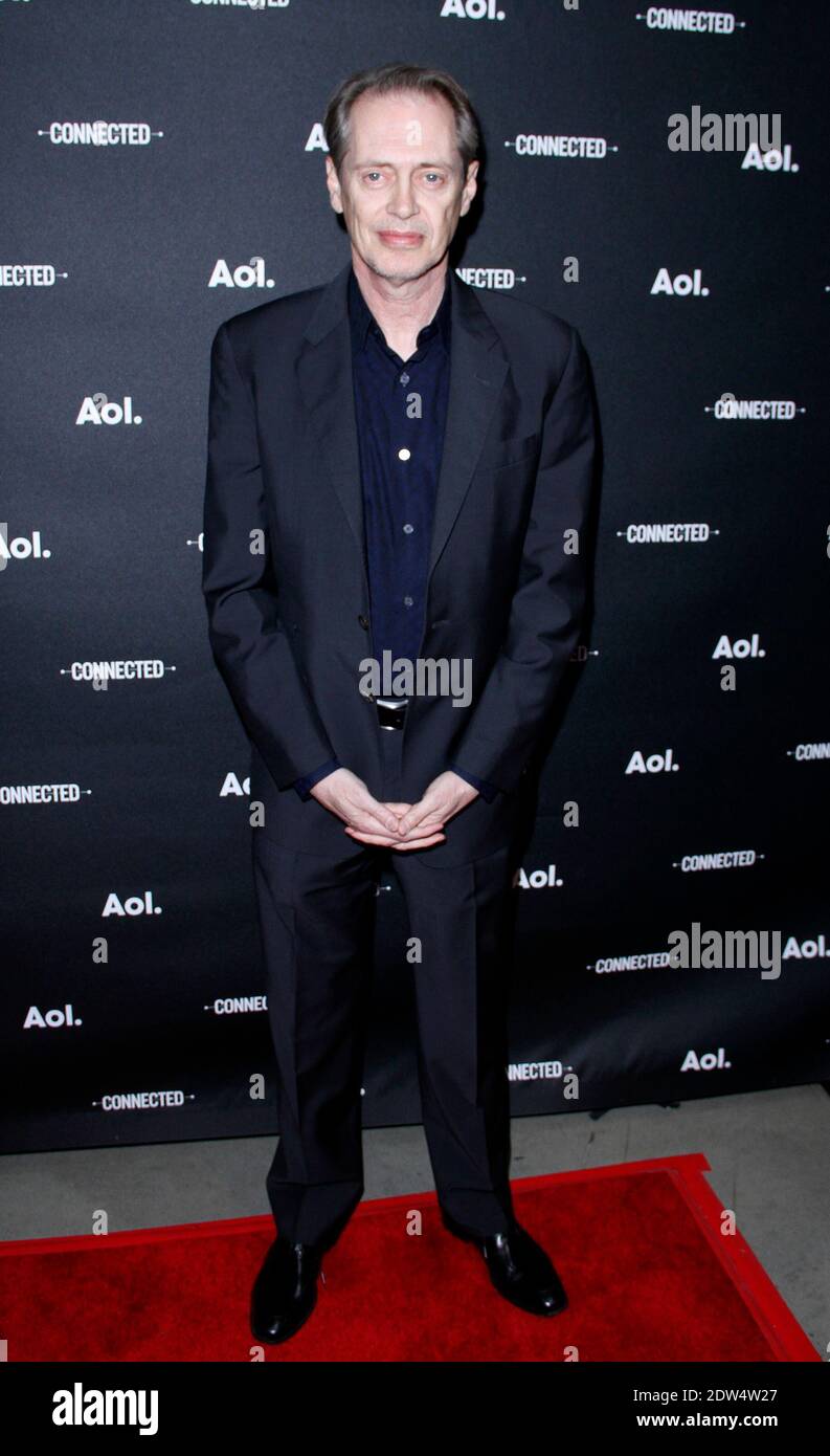 Steve Buscemi attends the 2014 AOL Newfront at the Duggal Greenhouse in ...