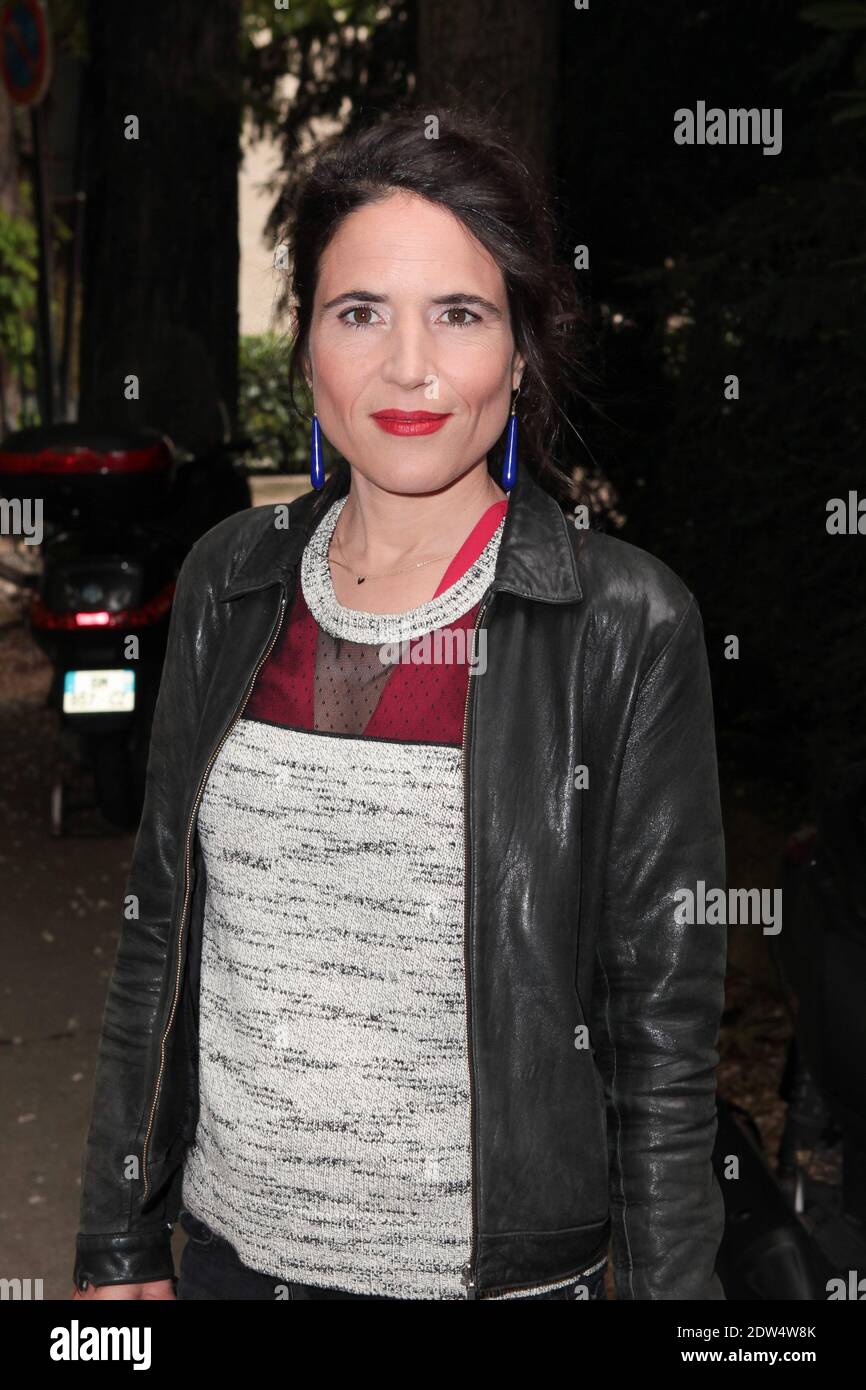 Mazarine Pingeot attending the taping of the TV Show Vivement Dimanche ...