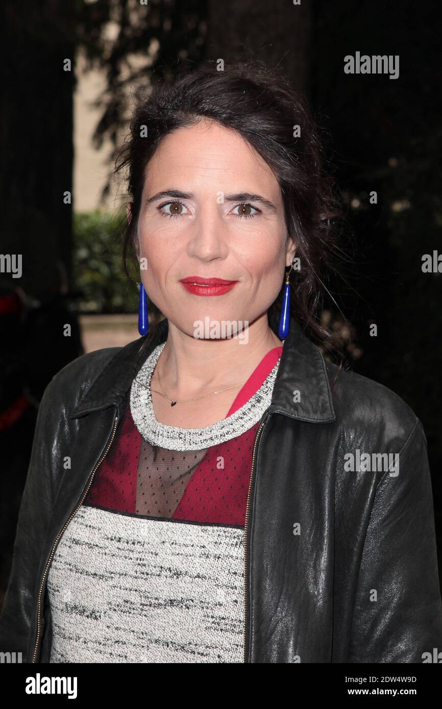 Mazarine Pingeot attending the taping of the TV Show Vivement Dimanche ...
