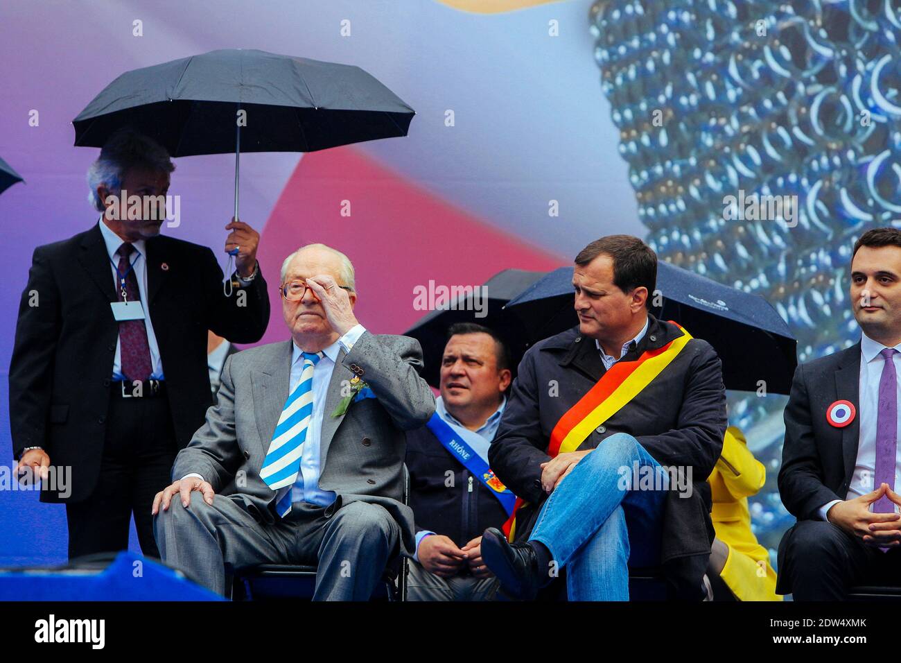 France's far-right National Front former president Jean-Marie Le Pen ...