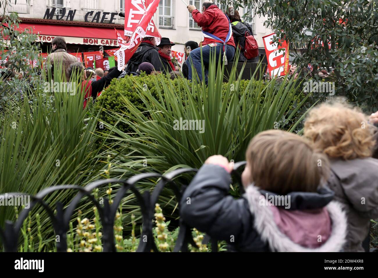 French left-wing party "Parti de Gauche" co-president Jean-Luc ...
