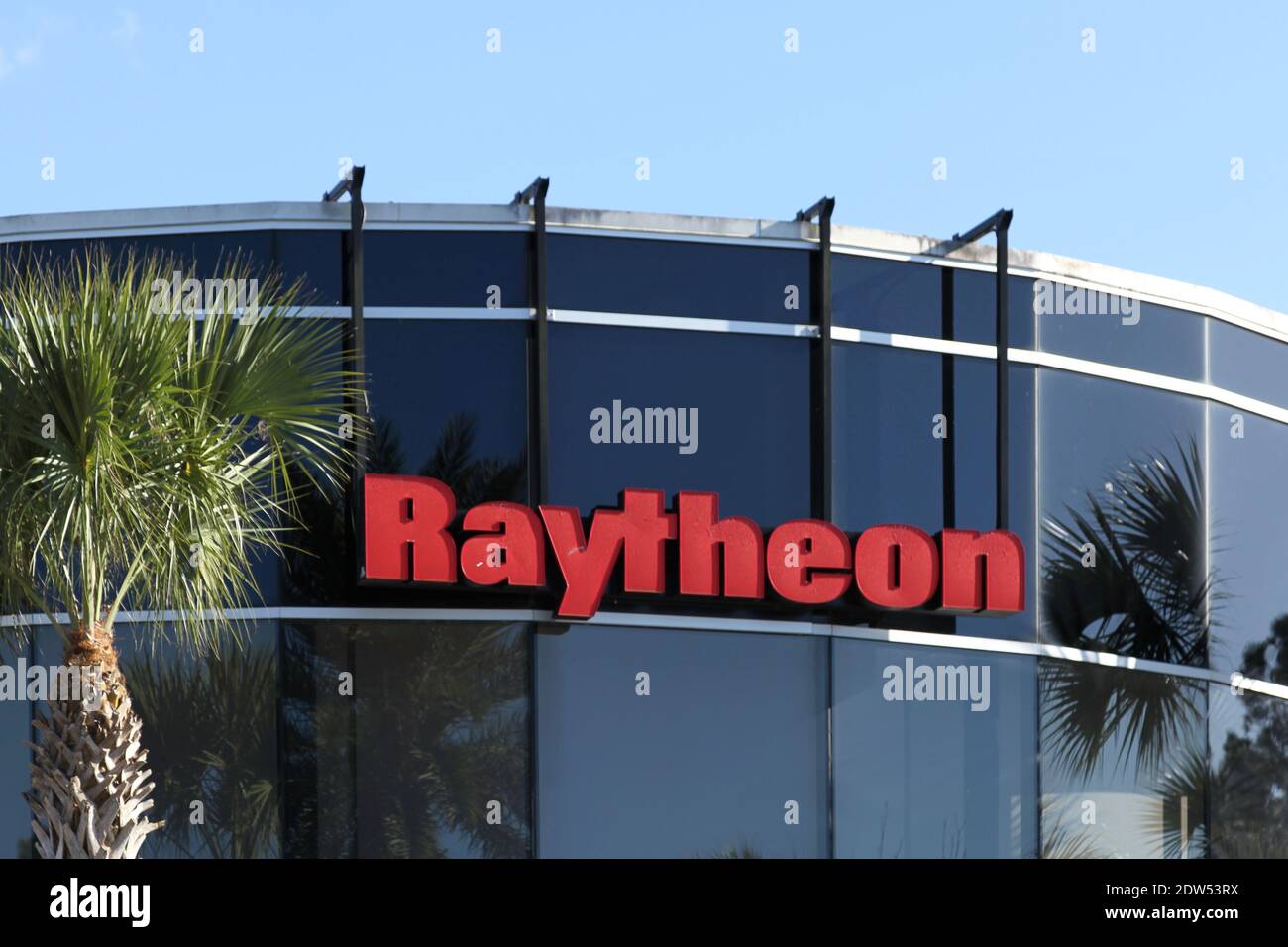 Raytheon Facility sign In Orlando, Florida, USA Stock Photo - Alamy