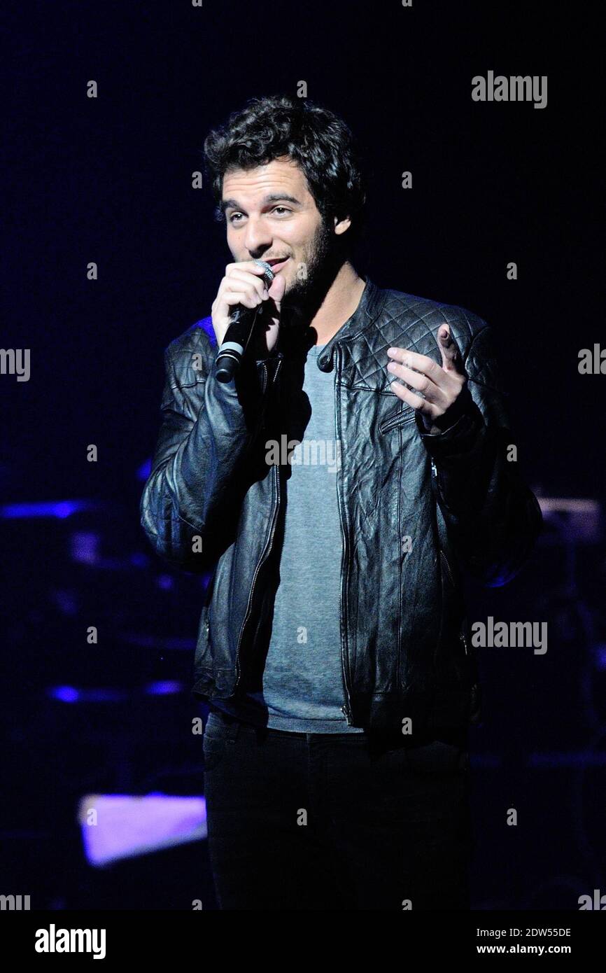 Amir (The Voice) performing during the concert given to celebrate ...