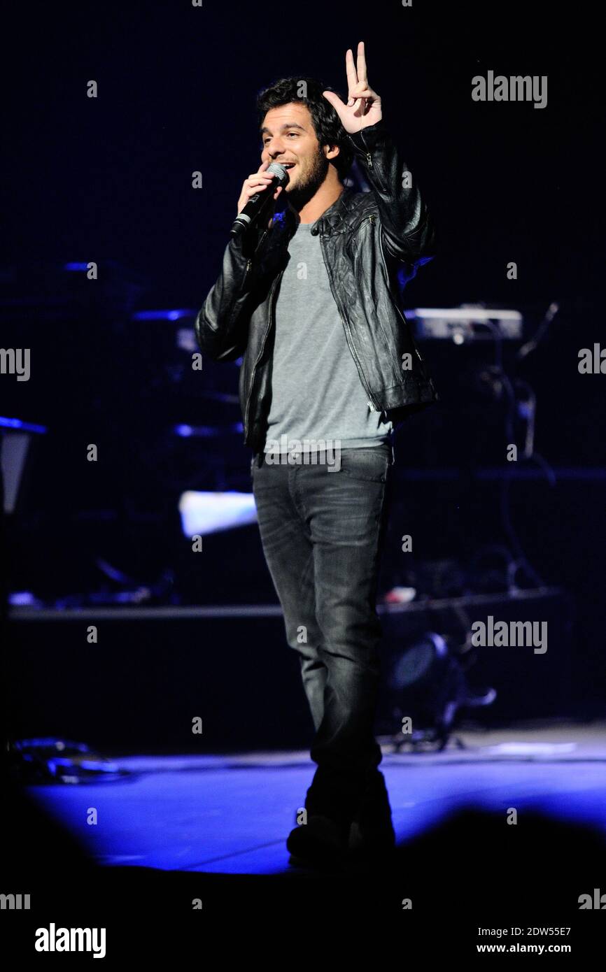Amir (The Voice) performing during the concert given to celebrate ...
